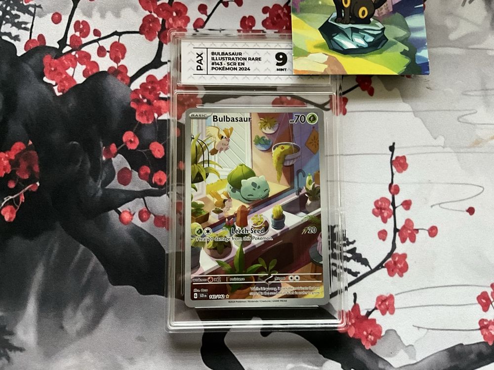 PAX Pokemon Bulbasaur Illustration Rare #143, PSA 9! (Neu (gemäss ...
