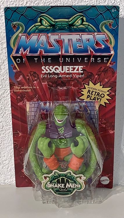 Sssqueeze Masters Of the Universe Origins Motu RETRO PLAY (Neu und originalverpackt) in ...