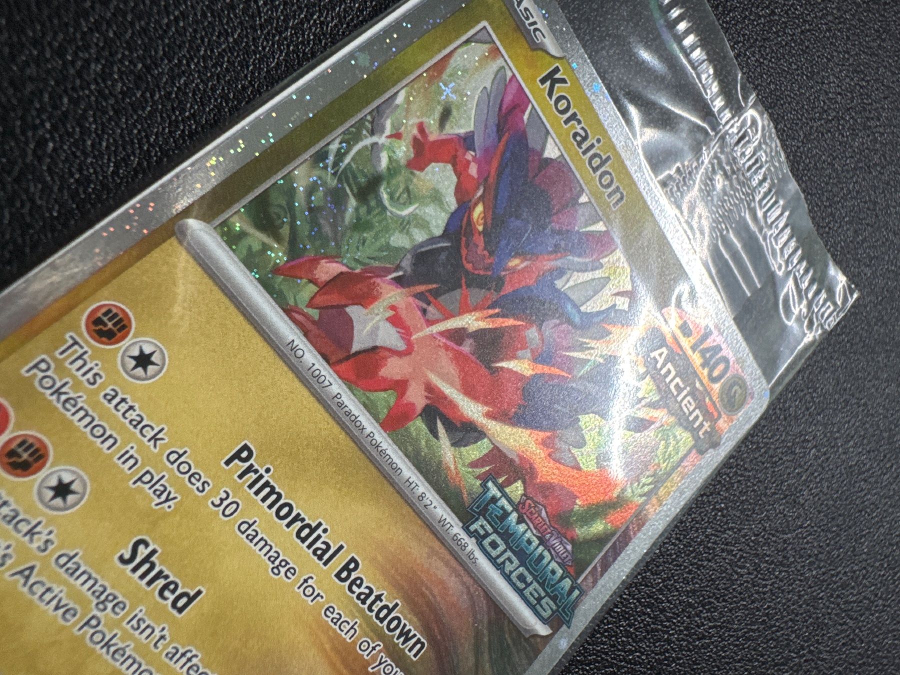 Pokémon - Koraidon (TEF 119) Temporal Forces Stamp - EN (Neu (gemäss ...