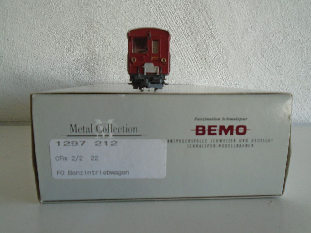 Bemo H0m Metal Collection: FO-Benzintriebwagen CFm 2/2 22 (Gebraucht ...