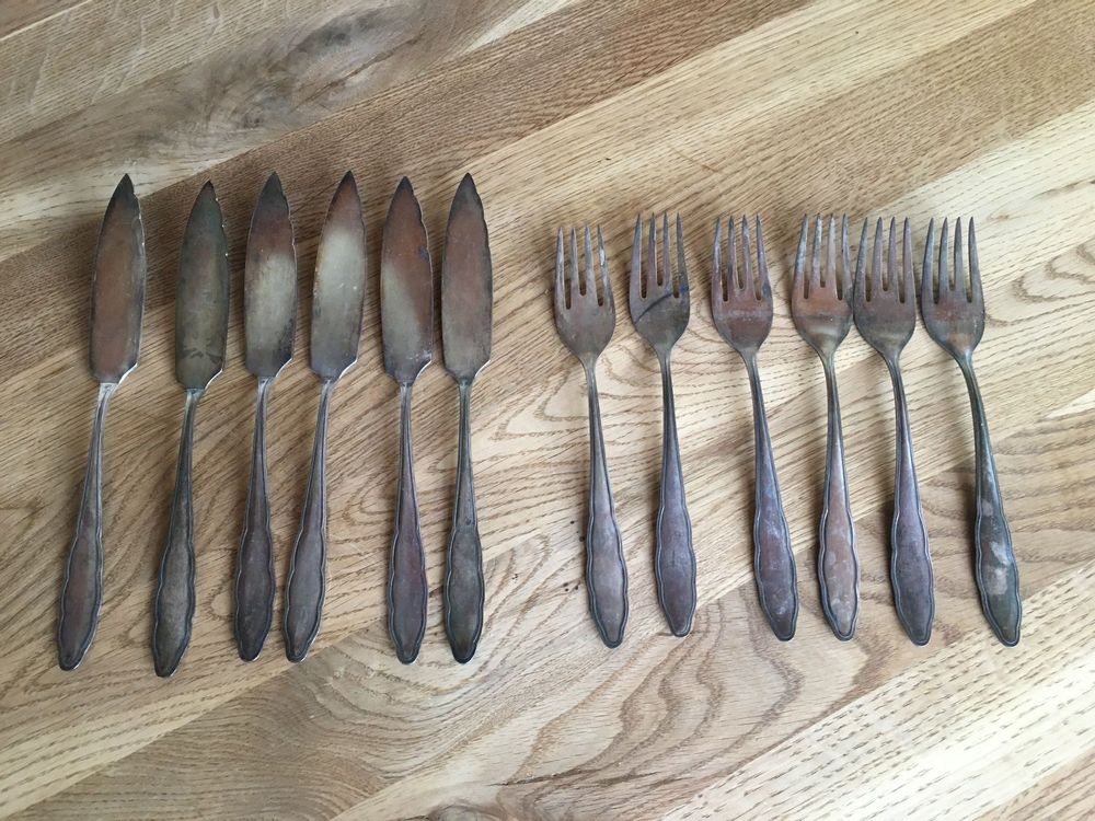 WMF,SILBERBESTECK,FISCHMESSER UND GABELN (Gebraucht) in Schleinikon für ...