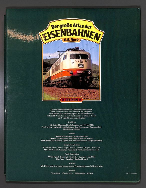 Der grosse Atlas der EISENBAHNEN 🚂 (O.S Nock) UNGELESEN NEU (Neu ...