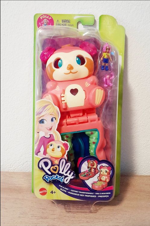 Polly Pocket „Faultier“ – Flip & Find – neu (Neu und originalverpackt ...