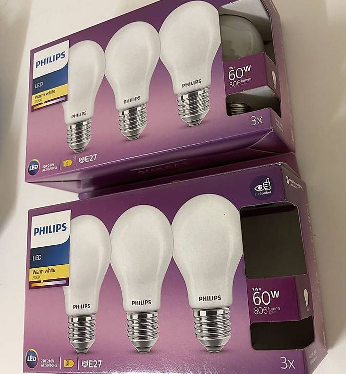 Philips Glühbirne LED 60 Watt (Gebraucht) in Kehrsatz für CHF 29 – nur ...