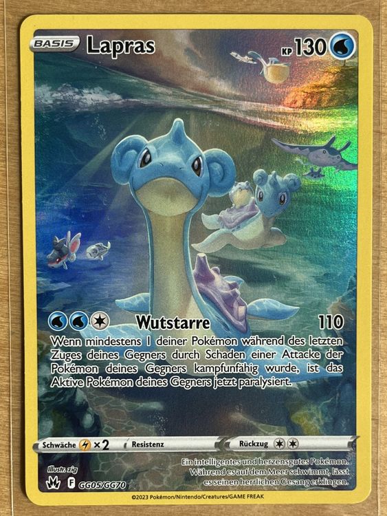 Lapras GG05/GG70 Zenit der Könige Alt Art Deutsch (Neu (gemäss ...