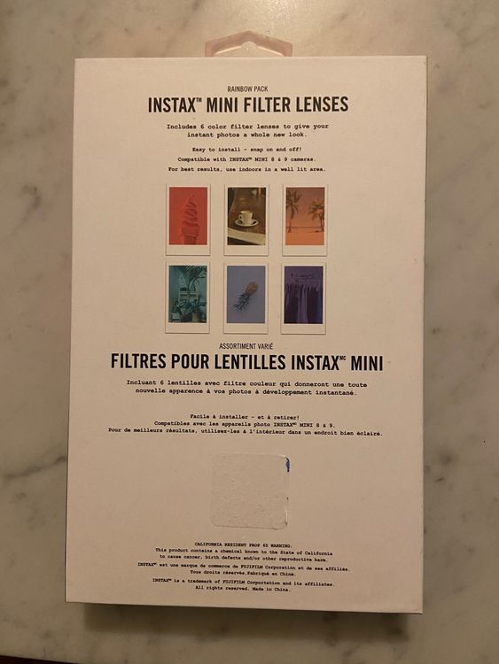 Instax Mini Farb Filter Linsen für Instax mini 8 + 9 | Kaufen auf Ricardo