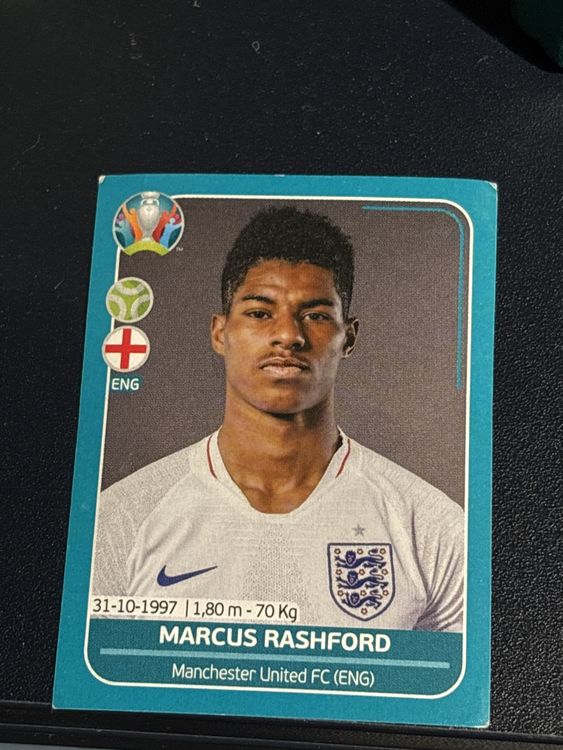 Sammelkarte Marcus Rashford Panini 2020 (Neu und originalverpackt) in ...