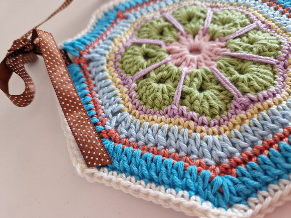 African Flower Potholder Topflappen handgemacht Deko | Kaufen auf Ricardo