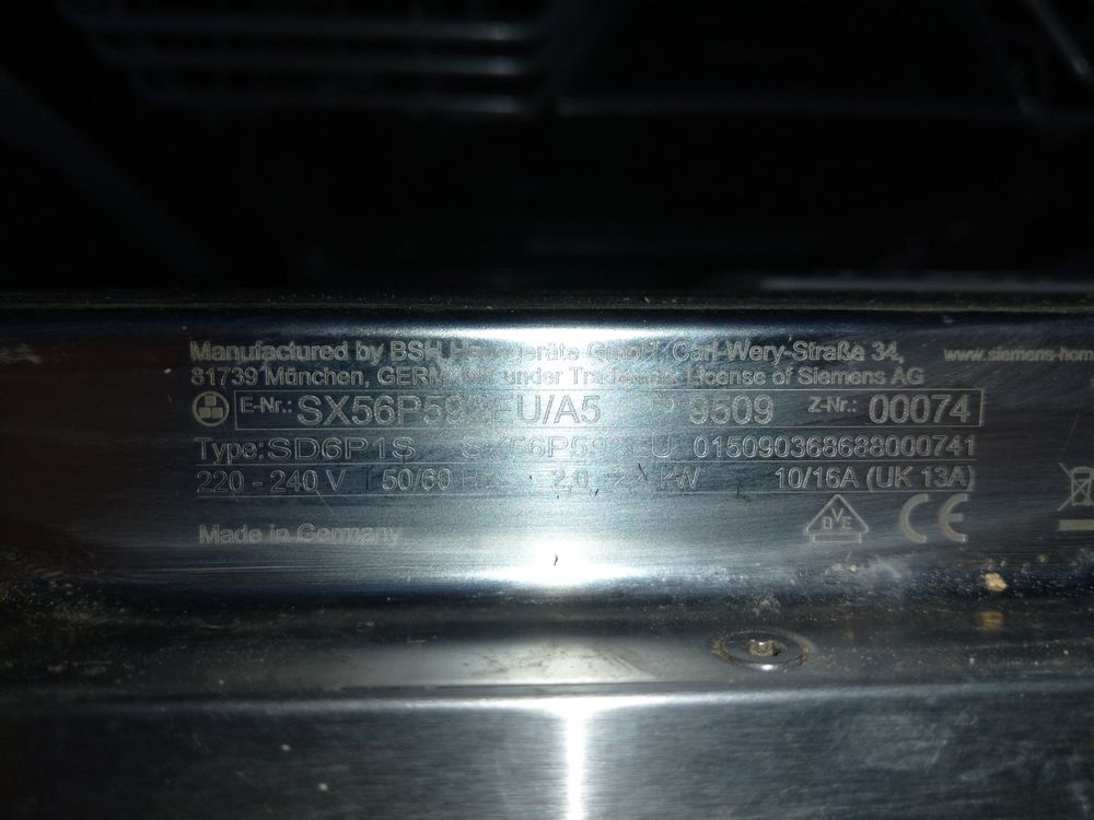 Siemens Geschirrspüler SD6P1S | Kaufen auf Ricardo