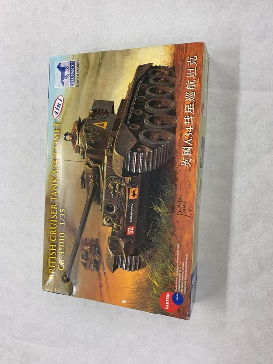 Bronco Models British Cruiser Tank "Comet" (Neu und originalverpackt ...