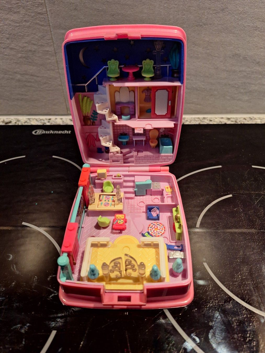 Polly Pocket 1994 Star Bright Dinner Party mit Licht (Gebraucht) in ...