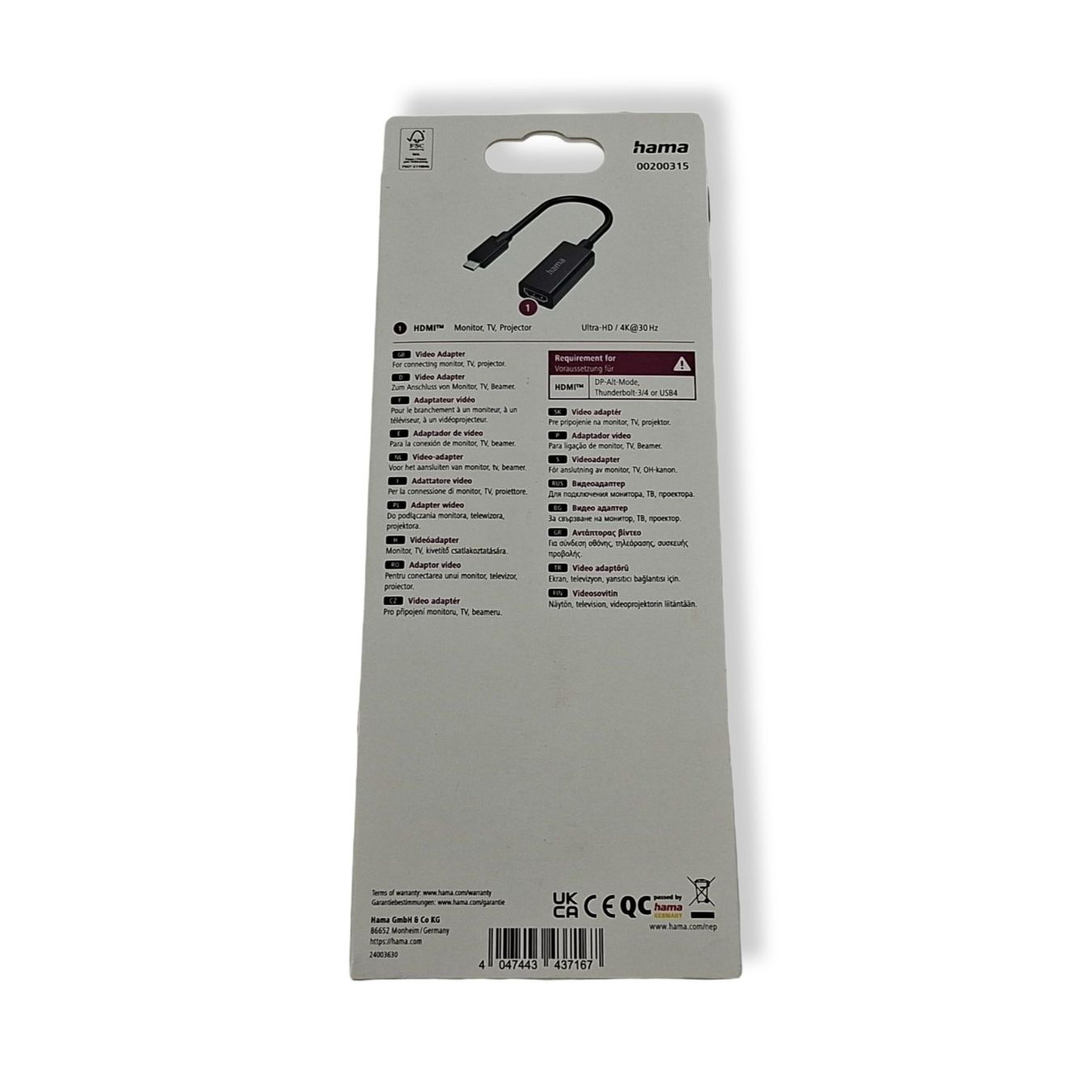 HAMA USB-C zu HDMI Adapter (Neu (gemäss Beschreibung)) in Solothurn für ...