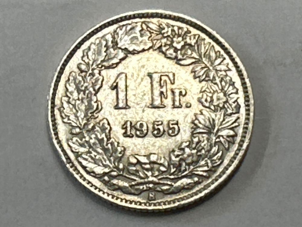 1 Fr.Silber Schweiz 1955 ss+ | Kaufen auf Ricardo
