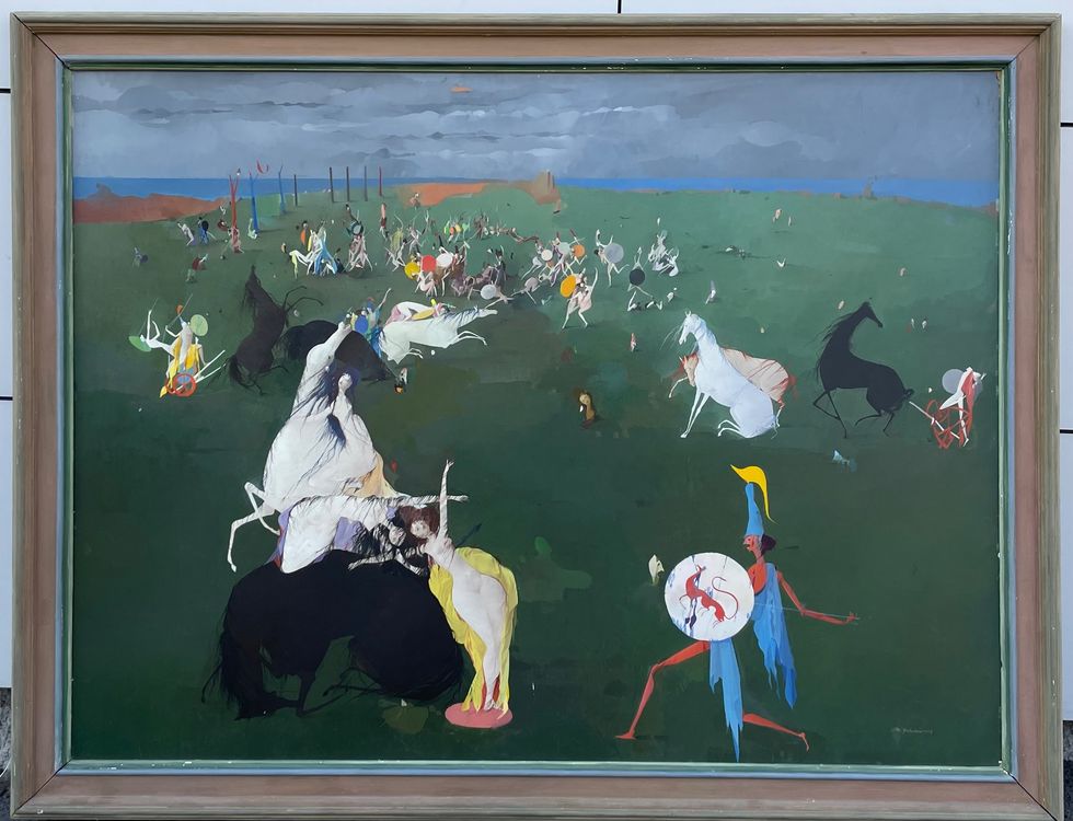 Otto Bachmann (1915-1996) grosses Gemälde | Kaufen auf Ricardo