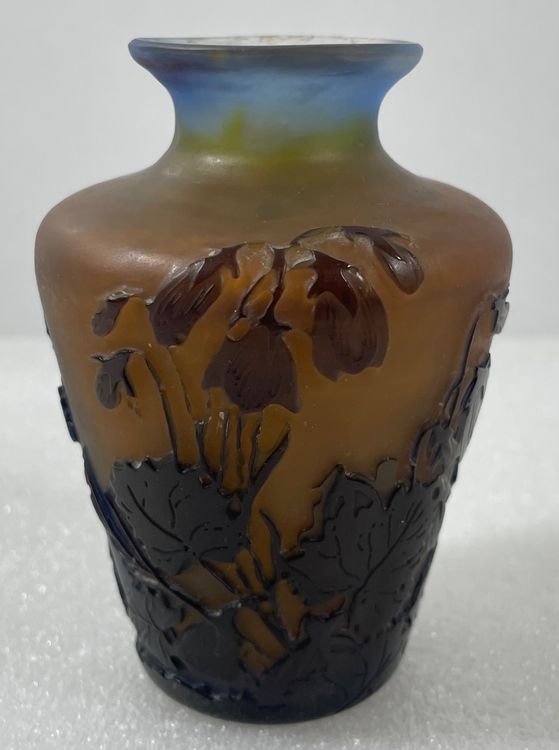 Emile Galle (1846-1904) Nancy Vase (Gebraucht) in Root für CHF 500 – mit Lieferung auf Ricardo ...