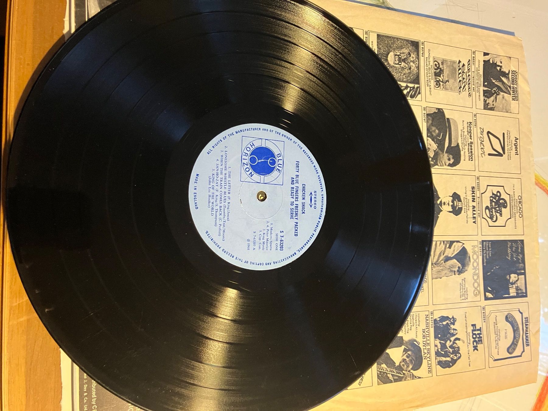 Chicken Shack - Forty Blue Fingers LP, UK Blue Horizon (Gebraucht) in ...