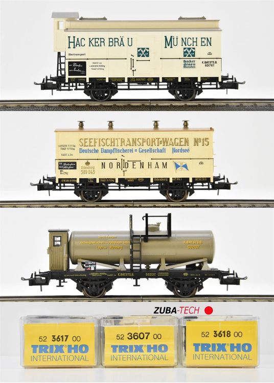 Trix 3x Güterwagen K.Bay.StS.B H0 GS | Kaufen auf Ricardo