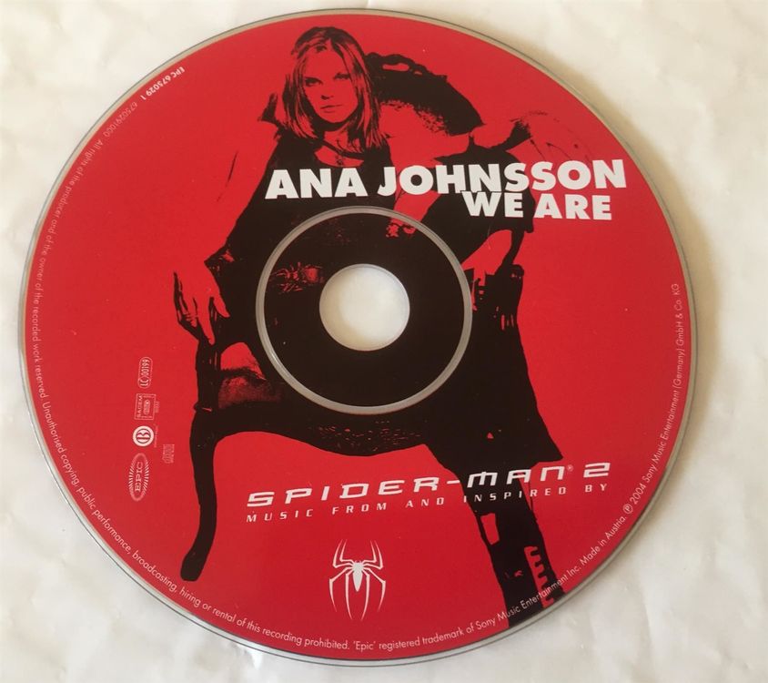 Ana Johnsson We Are Spider-Man 2 - CD (D'occasion) à Genève pour CHF 0. ...