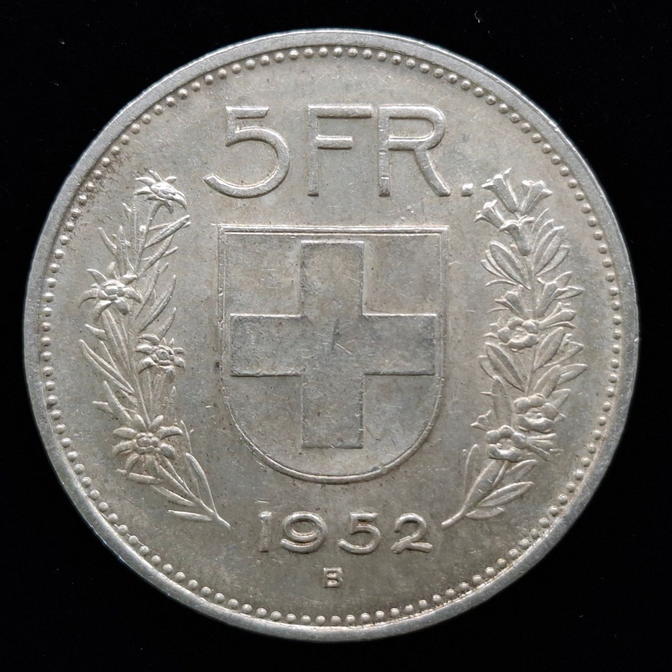 Lot Münzen 1952 ganze Serie 1/2Fr. bis 5Fr. unz/stgl./vorz.+ (Gebraucht) in Bern 14 für CHF 37 ...