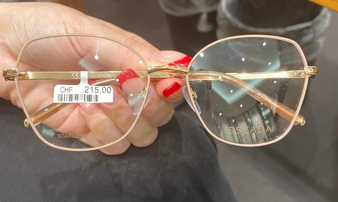 Occhiali Escada in acciaio oro (Nuovo (secondo la descrizione)) a ...