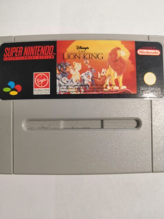 NINTENDO SNES - THE LION KING SNES (Gebraucht) in St. Margrethen SG für ...