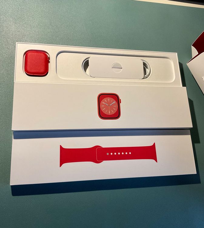 Apple Watch Series 8 red Cellular 41mm neu (Neu (gemäss Beschreibung ...