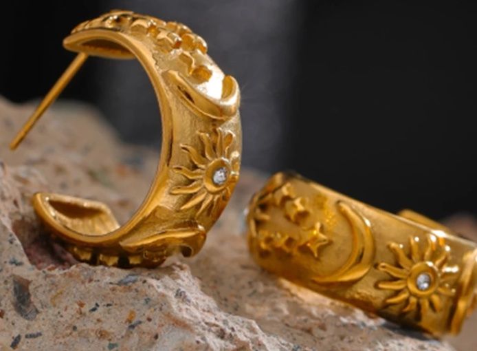 Creolen "Sonne, Mond, Stern" | Kaufen auf Ricardo