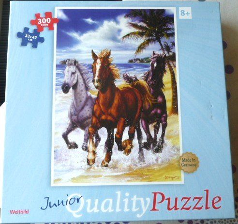 Puzzle drei Pferde am Strand 300 Teile (Gebraucht) in Grosswangen für ...
