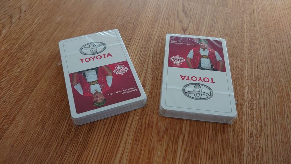 Toyota Jasskarten Spielkarten neu und original verpackt! (Neu und originalverpackt) in Toffen ...