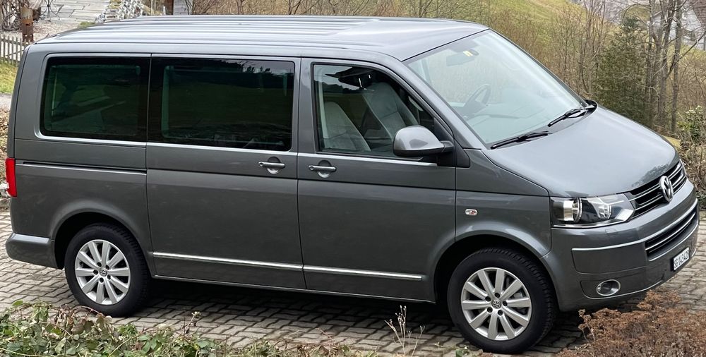 VW T5 Highline,Facelift, 52000 Km, neuer Motor, Allrad, AHK (Gebraucht ...