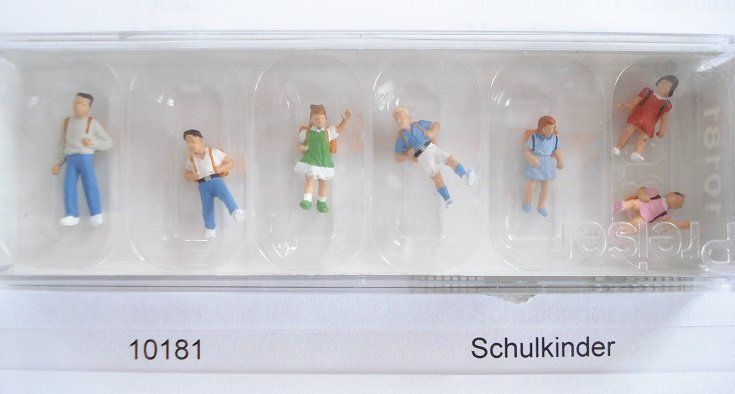 Preiser Figuren : 7 Herzige Schulkinder Modellbau H0 1:87 | Kaufen auf ...