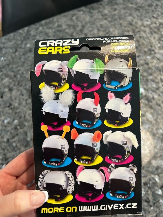 Crazy Ears Helm Deko Ski Snowboard Fun Kinder neu (Neu und ...