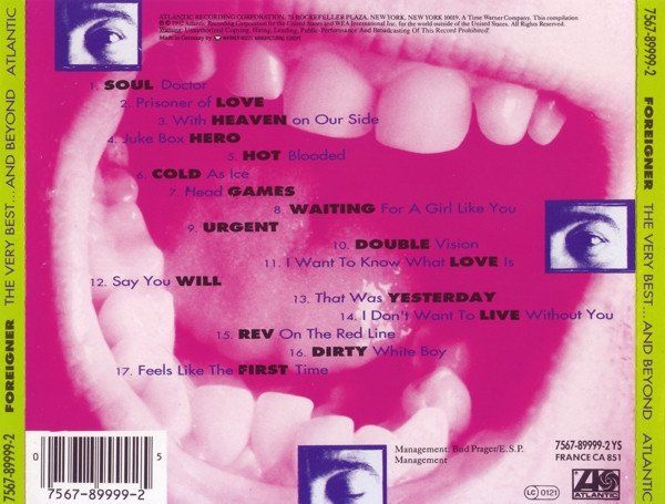 Foreigner – The Very Best...And Beyond - Vergriffen! (Gebraucht) in ...