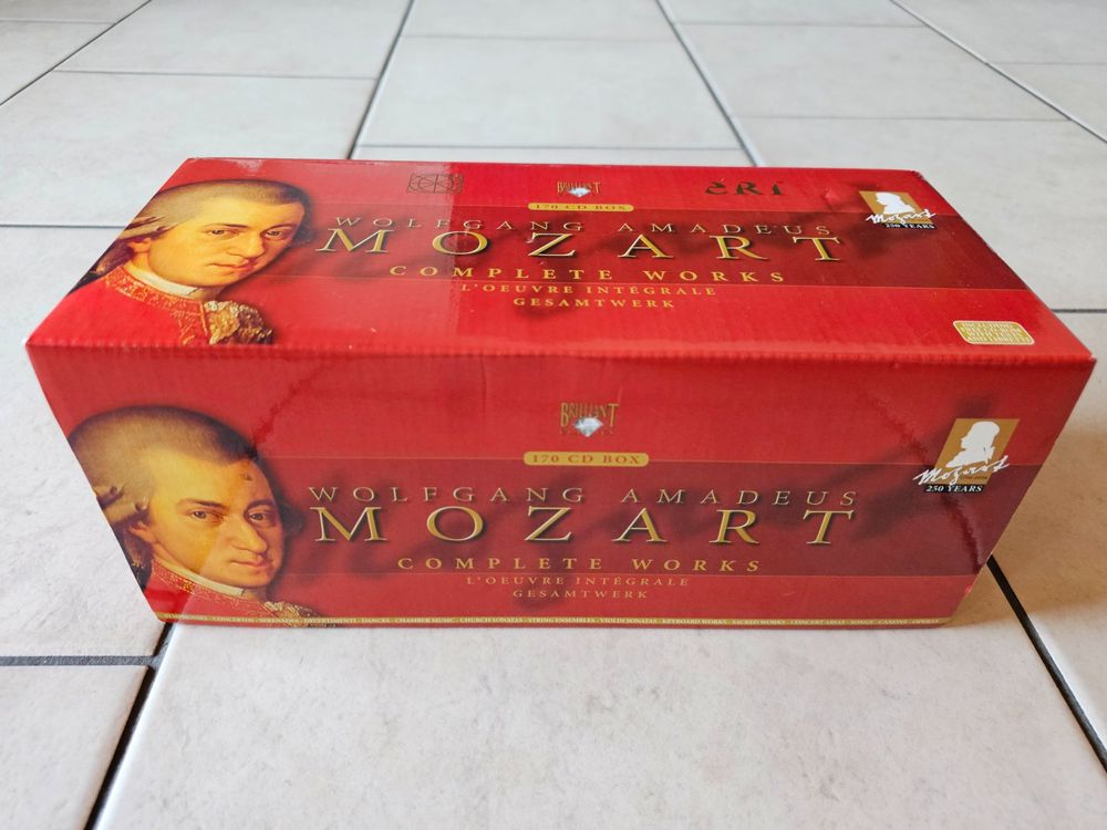 Wolfgang Amadeus Mozart - Complete Works / 170 CD Box (Gebraucht) in ...