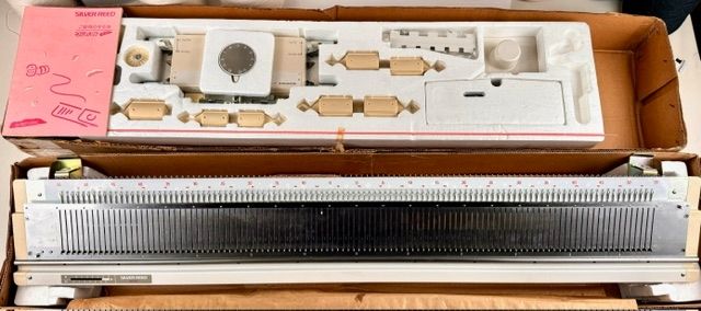 Strickmaschine SilverReed SR-155 Doppelbettergänzung (Gebraucht) in ...