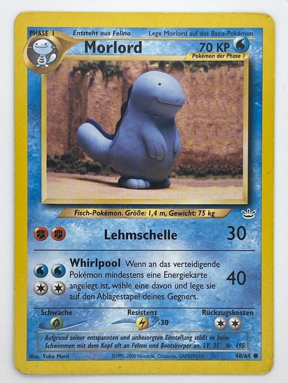 Morlord 48/64 Pokémon Neo Revelation (Neu (gemäss Beschreibung)) in ...