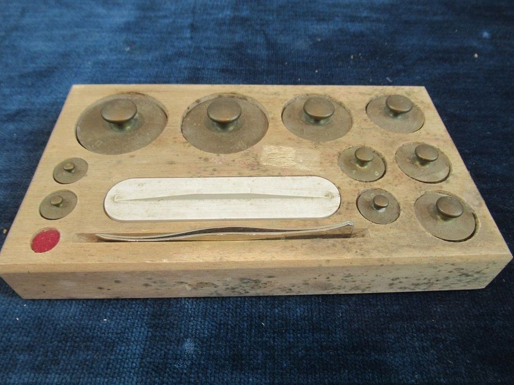 Gewichte Gewichtsteine Messing Goldwaage (Gebraucht) in Flums für CHF ...