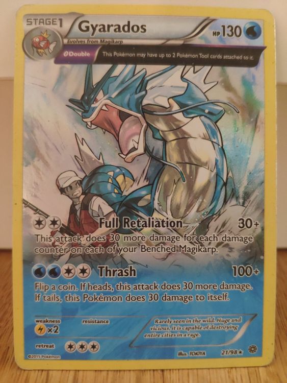 Pokemon Gyarados Holo Fullart Full Art Ancient Origins | Kaufen auf Ricardo