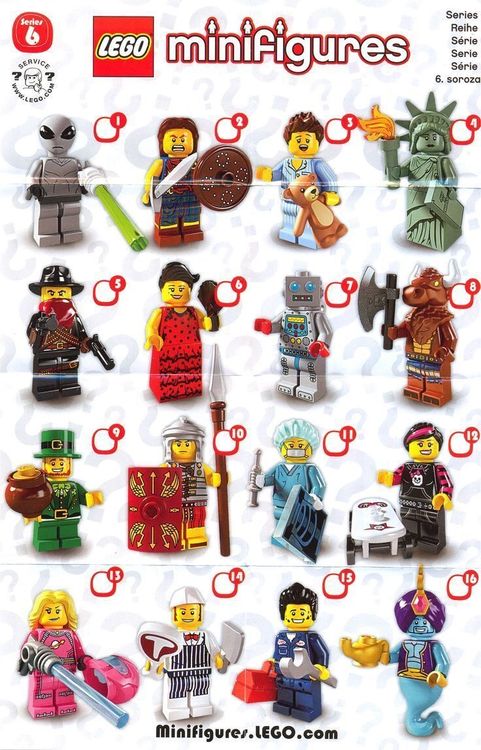 LEGO 8827 Minifiguren Serie 6 Nr 9 Kobold (Neu (gemäss Beschreibung ...