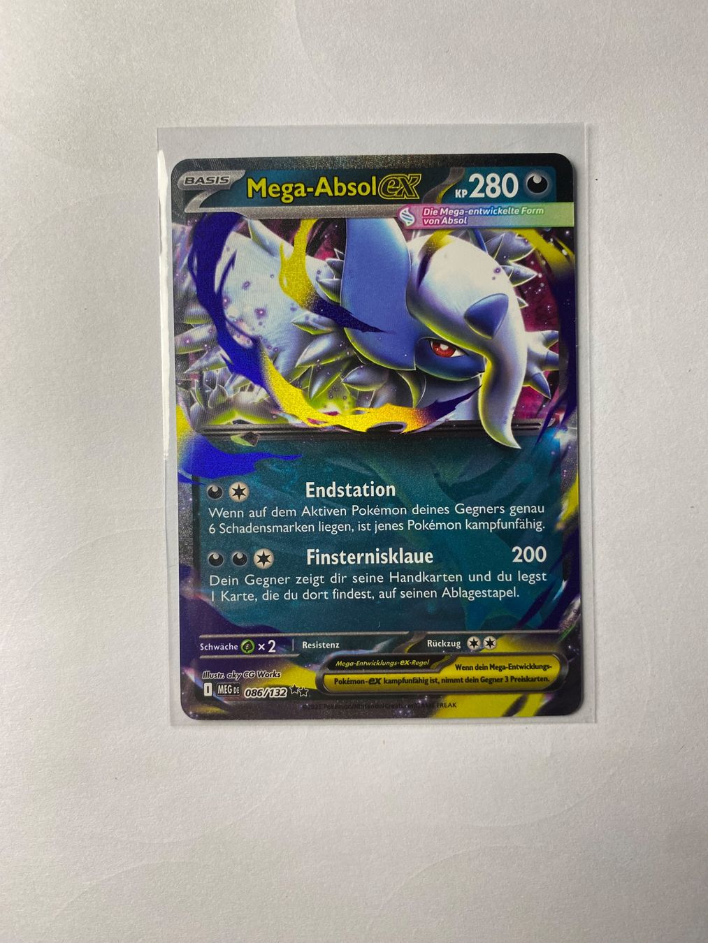 Ab 1.- DE Pokemon MEGA Evolution 》Mega Absol EX 086/132 (Gebraucht) in ...
