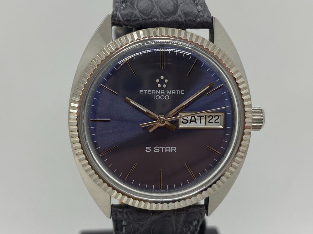 Eterna 1000 5 Star 35mm Automatik läuft // M194 | Kaufen auf Ricardo