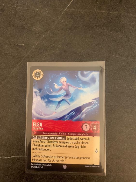 Disney Lorcana Elsa Karte (Gebraucht) in Magden für CHF 3 – mit Lieferung auf Ricardo kaufen