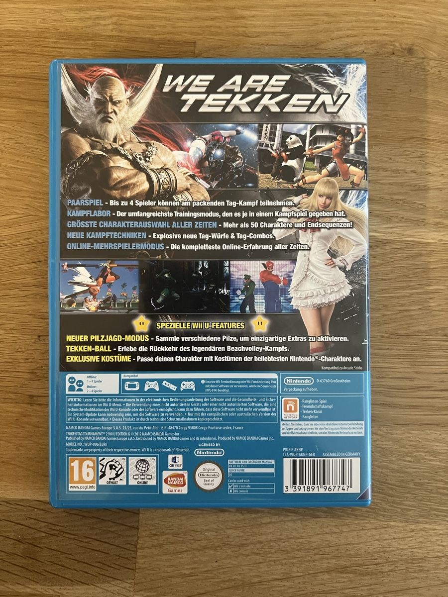 Tekken Tag Tournament 2 Wii U - Top Zustand! (Gebraucht) in Lenzburg ...