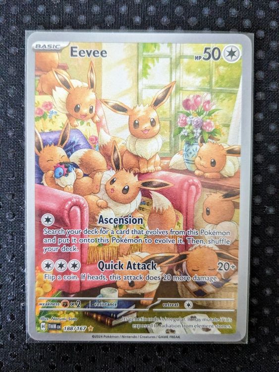 Pokémon Twilight Masquerade - Eevee 188/167 ( EN ) (Neu (gemäss ...