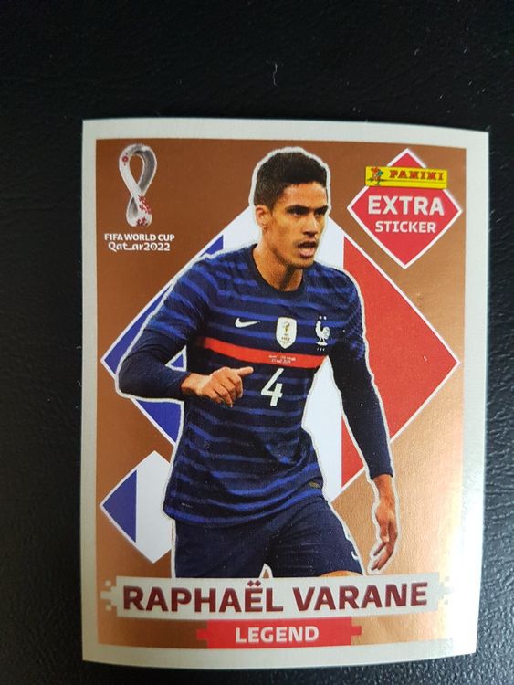 Raphaël Varane Bronze - Panini Qatar 2022 - Extra Sticker (Neu (gemäss Beschreibung)) in ...