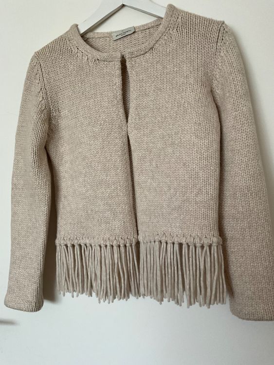 BRUNO MANETTI Wolle Kaschmir Strickjacke Gr 36 beige (Gebraucht) in ...