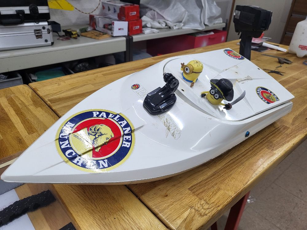 RC Boot mit Wasserstrahlantrieb RTR für Filmaufnahmen gemac (Gebraucht ...