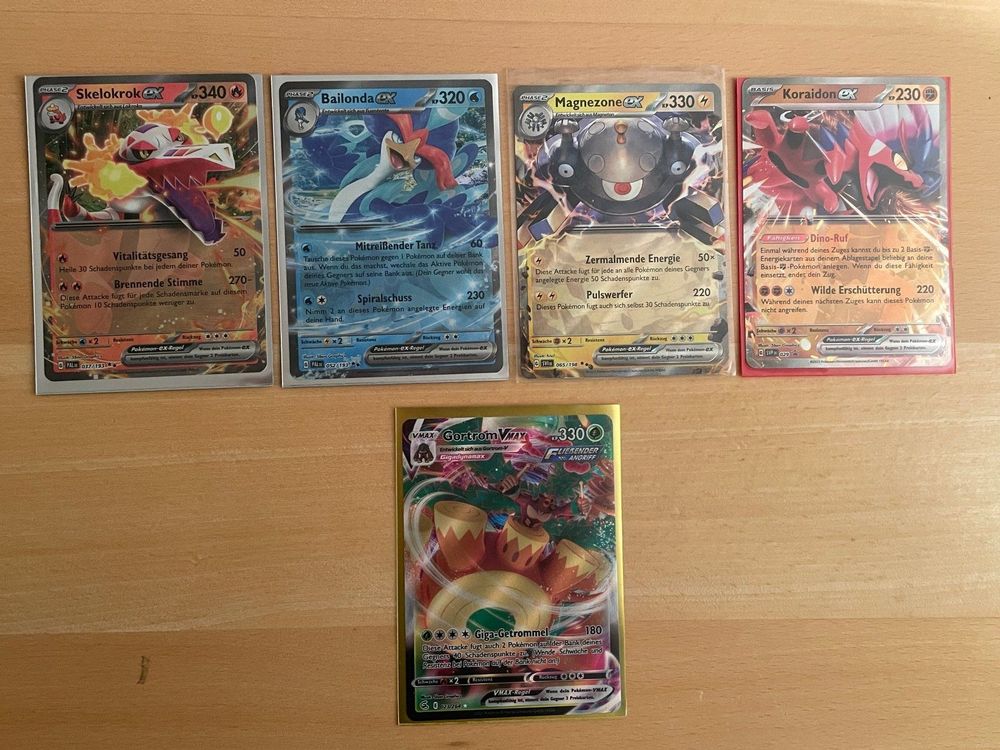 Pokemon TCG Karten seltenes Kartenset (EX/ VMax) (Neu (gemäss Beschreibung)) in St. Gallen für ...