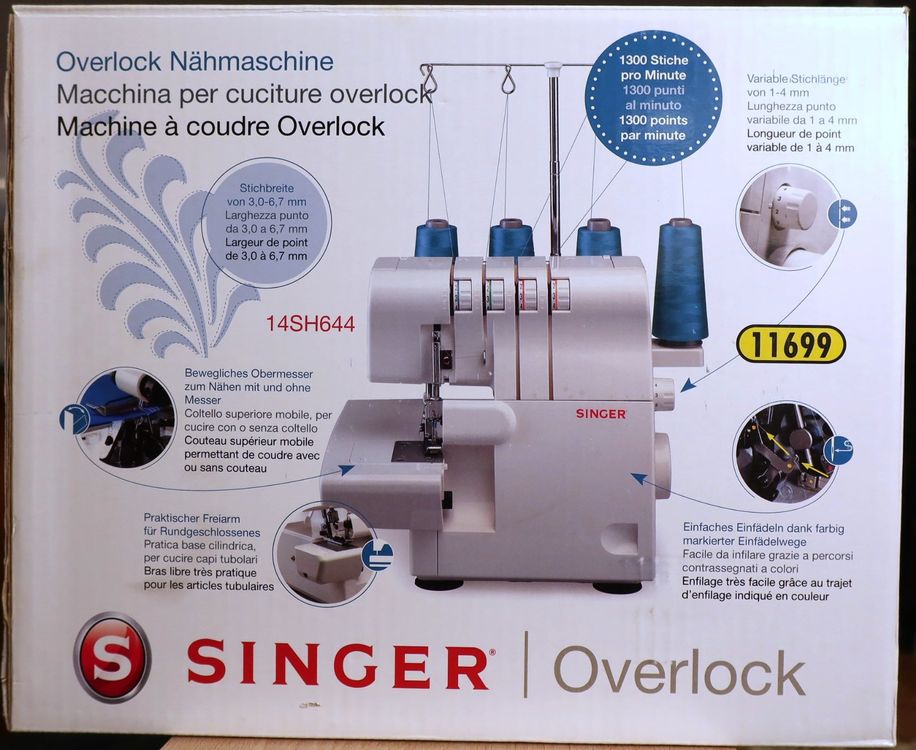 SINGER Overlock Nähmaschine - neu (Neu (gemäss Beschreibung)) in Lyss ...