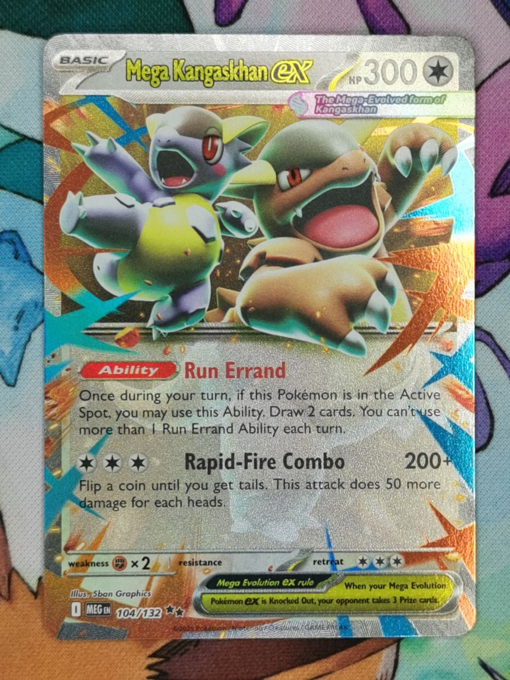 Pokemon Mega Kangaskhan EX 104/132 Mega Evolution EN (Neuf (Voir ...